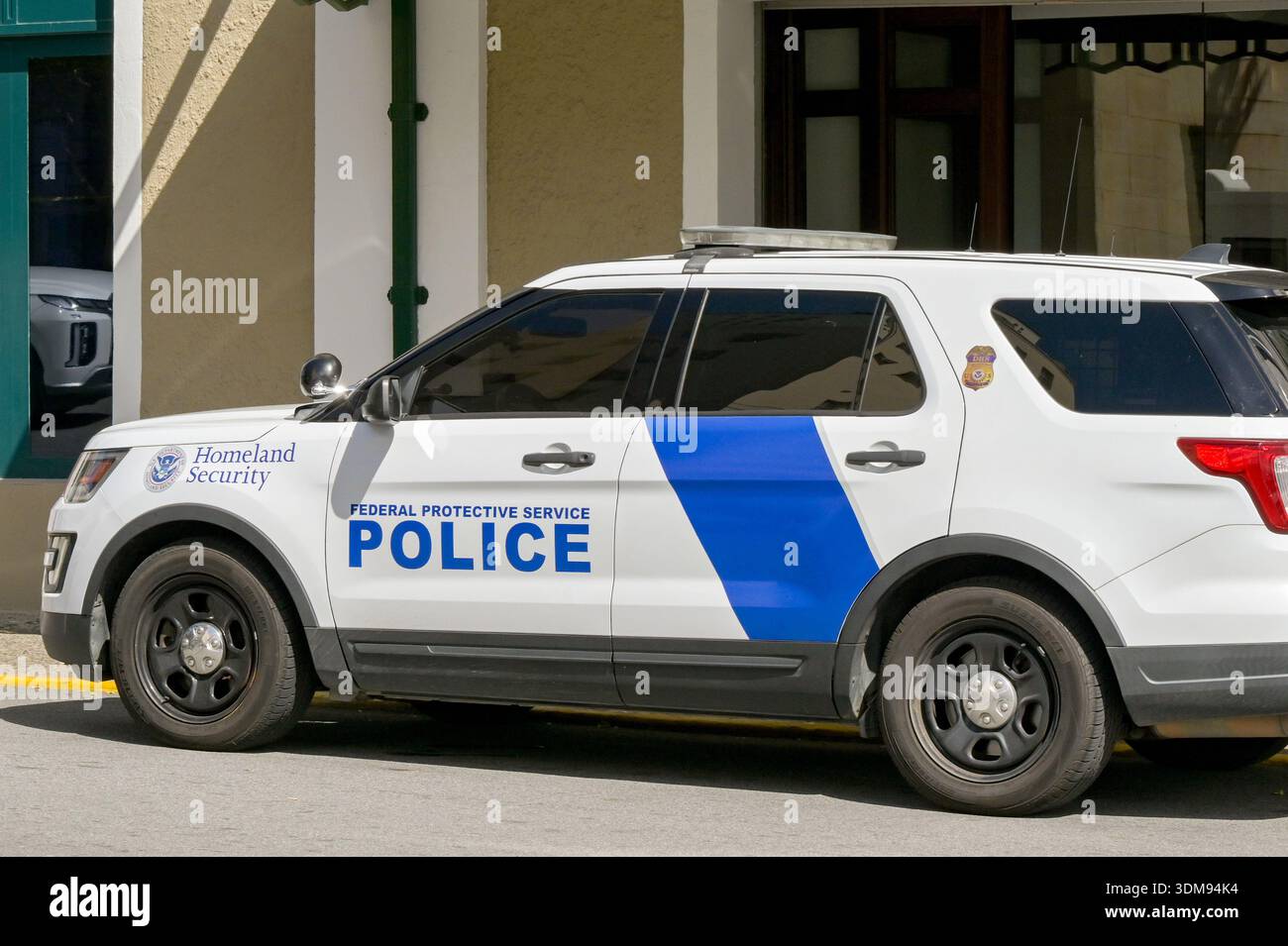 San Juan, Puerto Rico - 16 January 2026: Police patrol car used by the ...