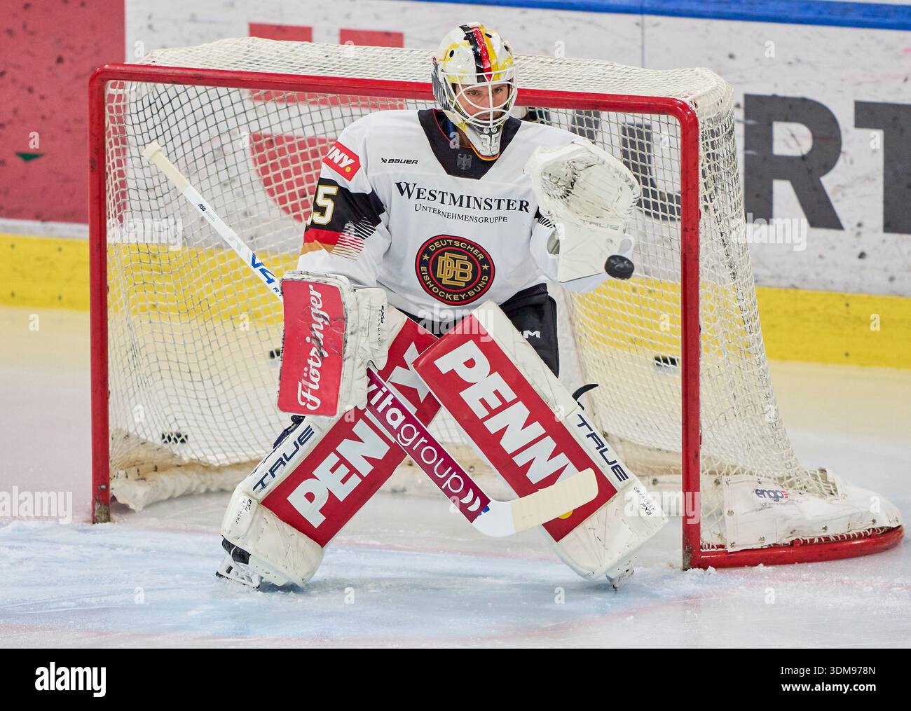 Mathias Niederberger goalie of Germany in the preliminary Olympic Games ...