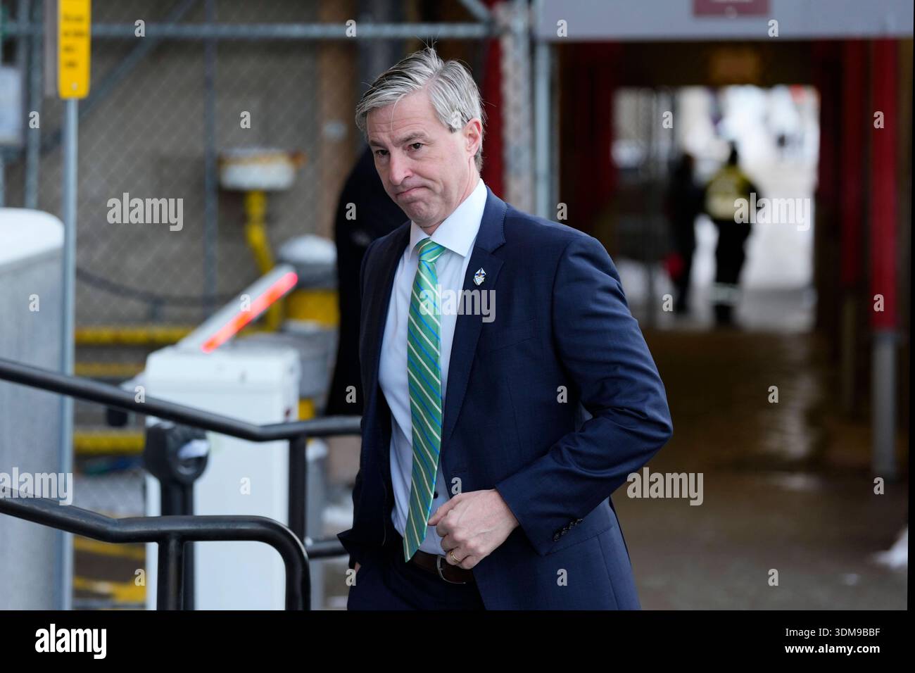 Premier of Nova Scotia Tim Houston arrives for a first ministers ...