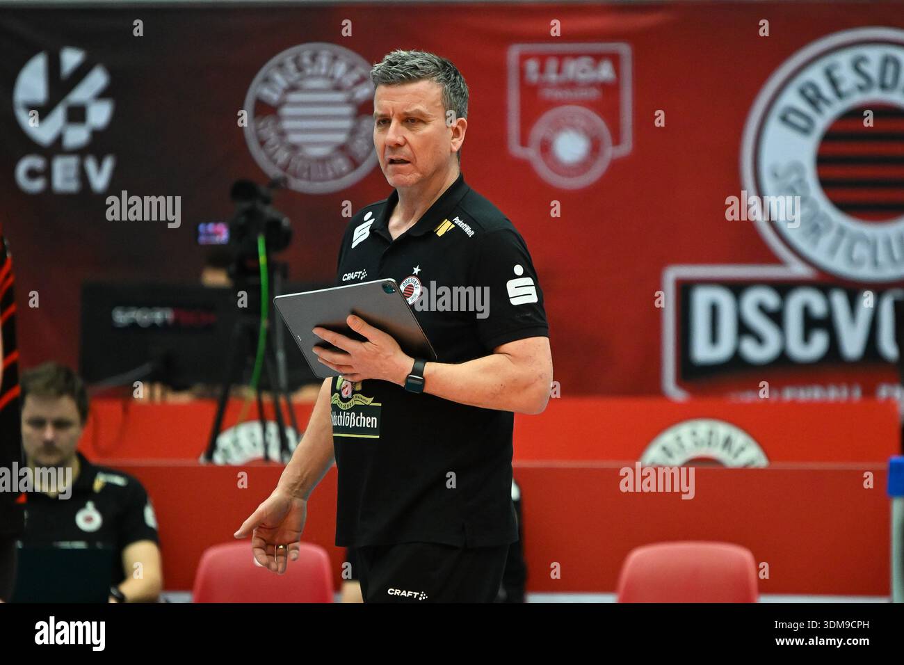Alexander Waibl (Cheftrainer Dresdner SC) Dresdner SC vs. Ankara Zeren ...