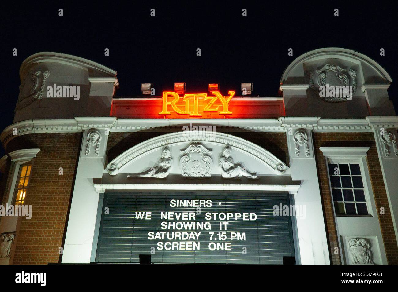London, UK, 4 February 2026: The Ritzy cinema on Windrush Square in the ...