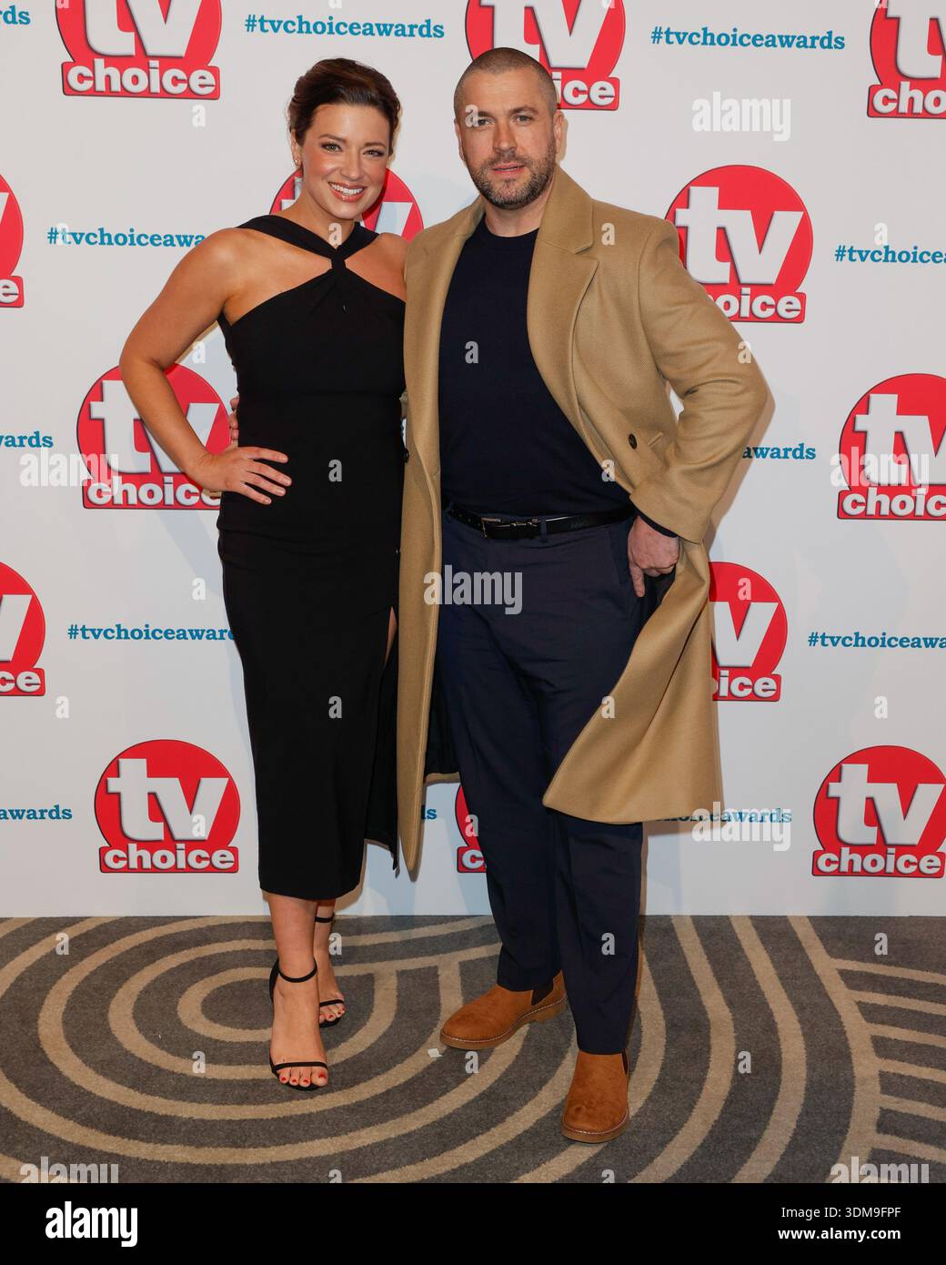 Sophie Austin and Shayne Ward attend the TV Choice Awards 2026 held at ...