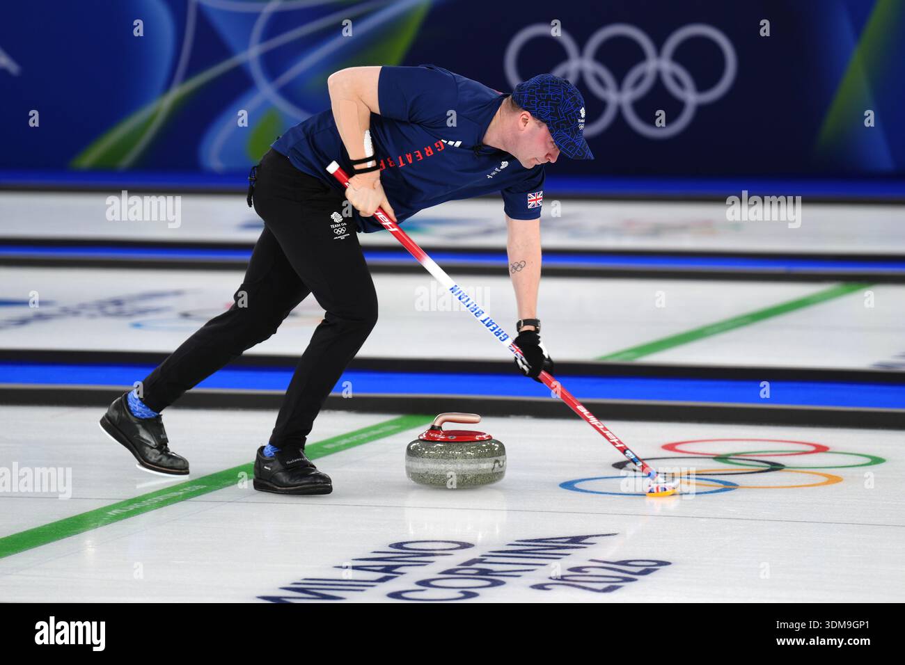 Great Britain's Bruce Mouat during the Curling Mixed Doubles, Round ...