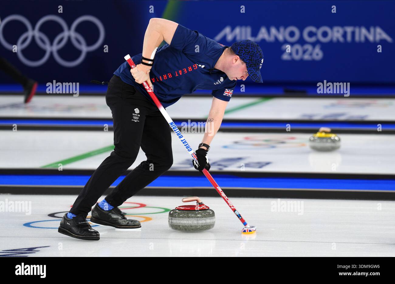 Great Britain's Bruce Mouat during the Curling Mixed Doubles, Round ...
