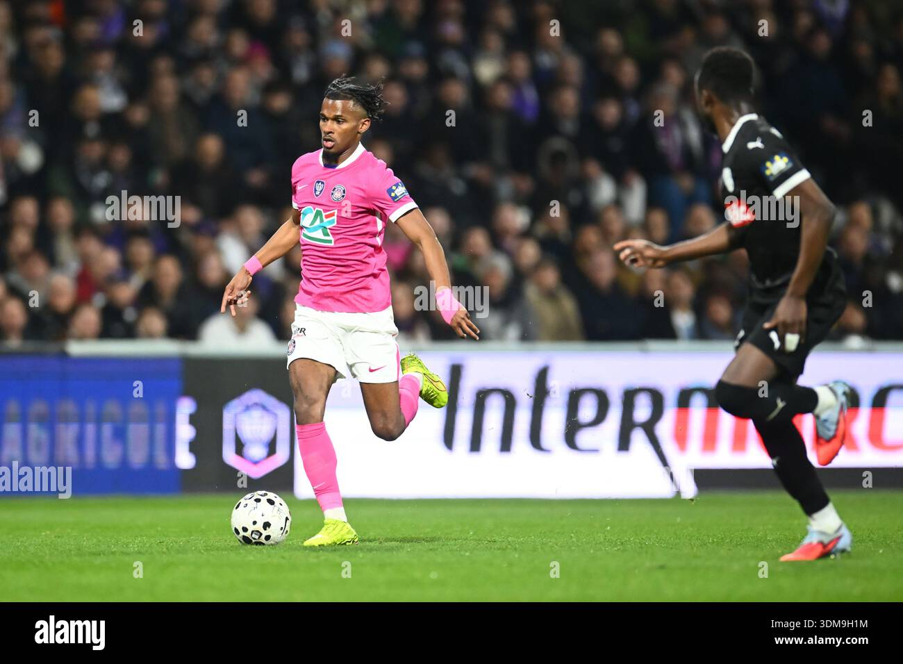 Yann Gboho of Toulouse Football Club during French Cup match between ...