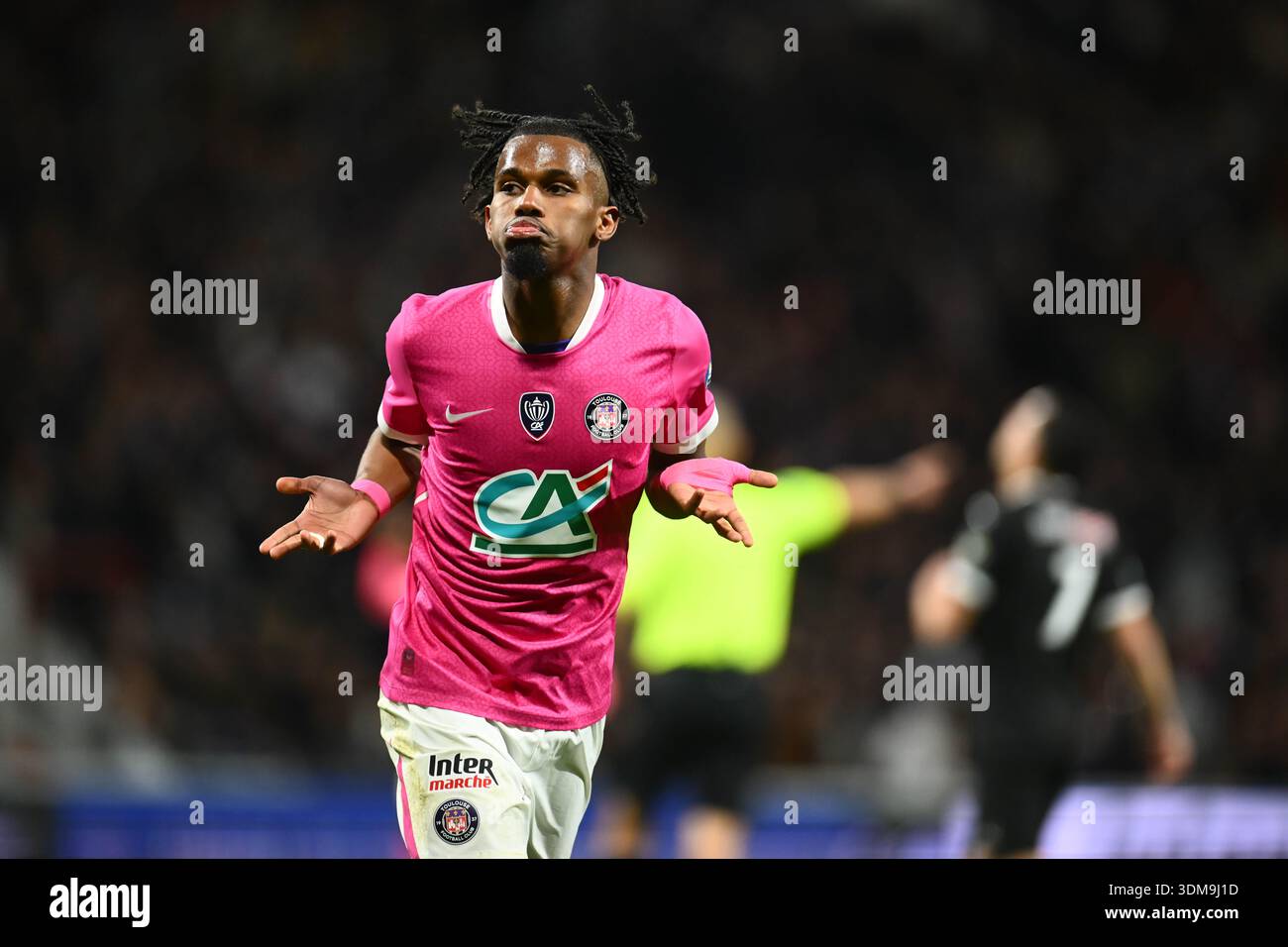 Yann Gboho of Toulouse Football Club during French Cup match between ...