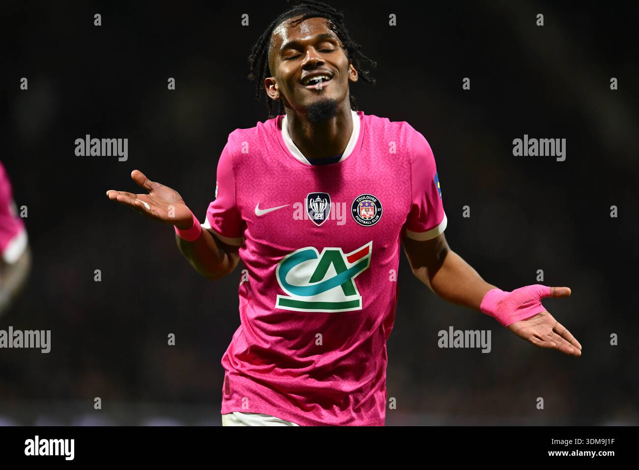 Yann Gboho of Toulouse Football Club during French Cup match between ...