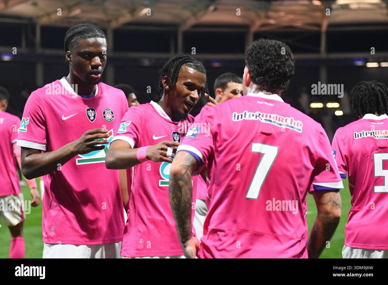 Yann Gboho of Toulouse Football Club and Seny Koumbassa of Toulouse ...