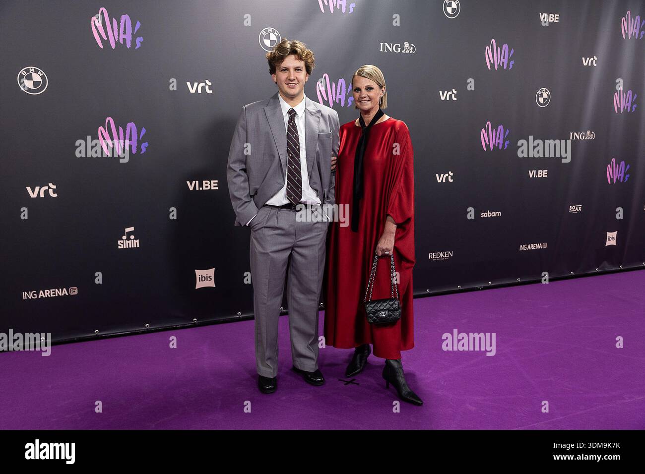 Singer Barbara Dex and with sons pictured during the 18th edition of ...