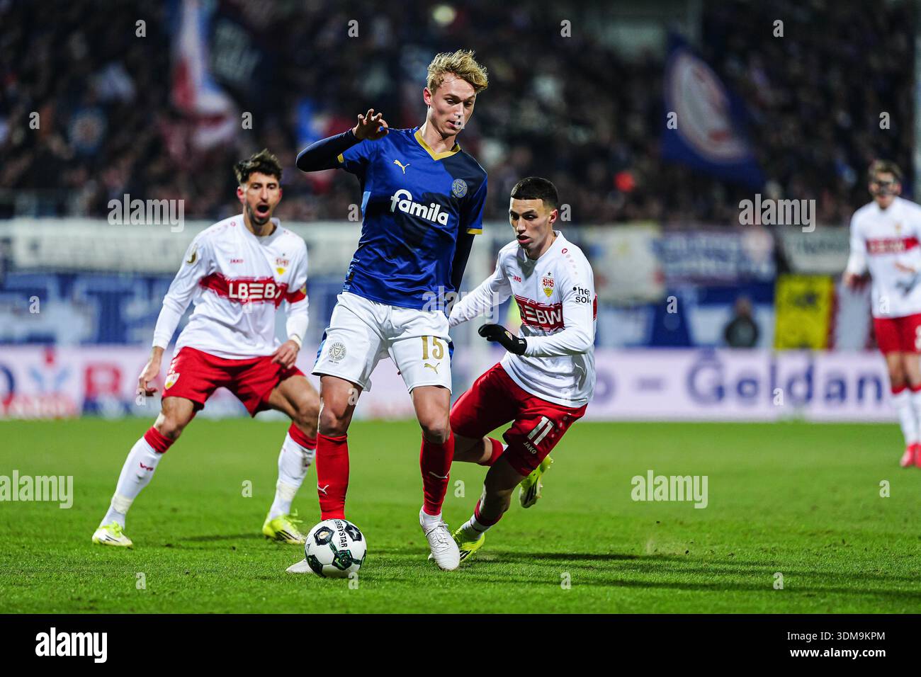 Kasper Davidsen (Holstein Kiel, #15), Bilal El Khannouss (VfB Stuttgart ...