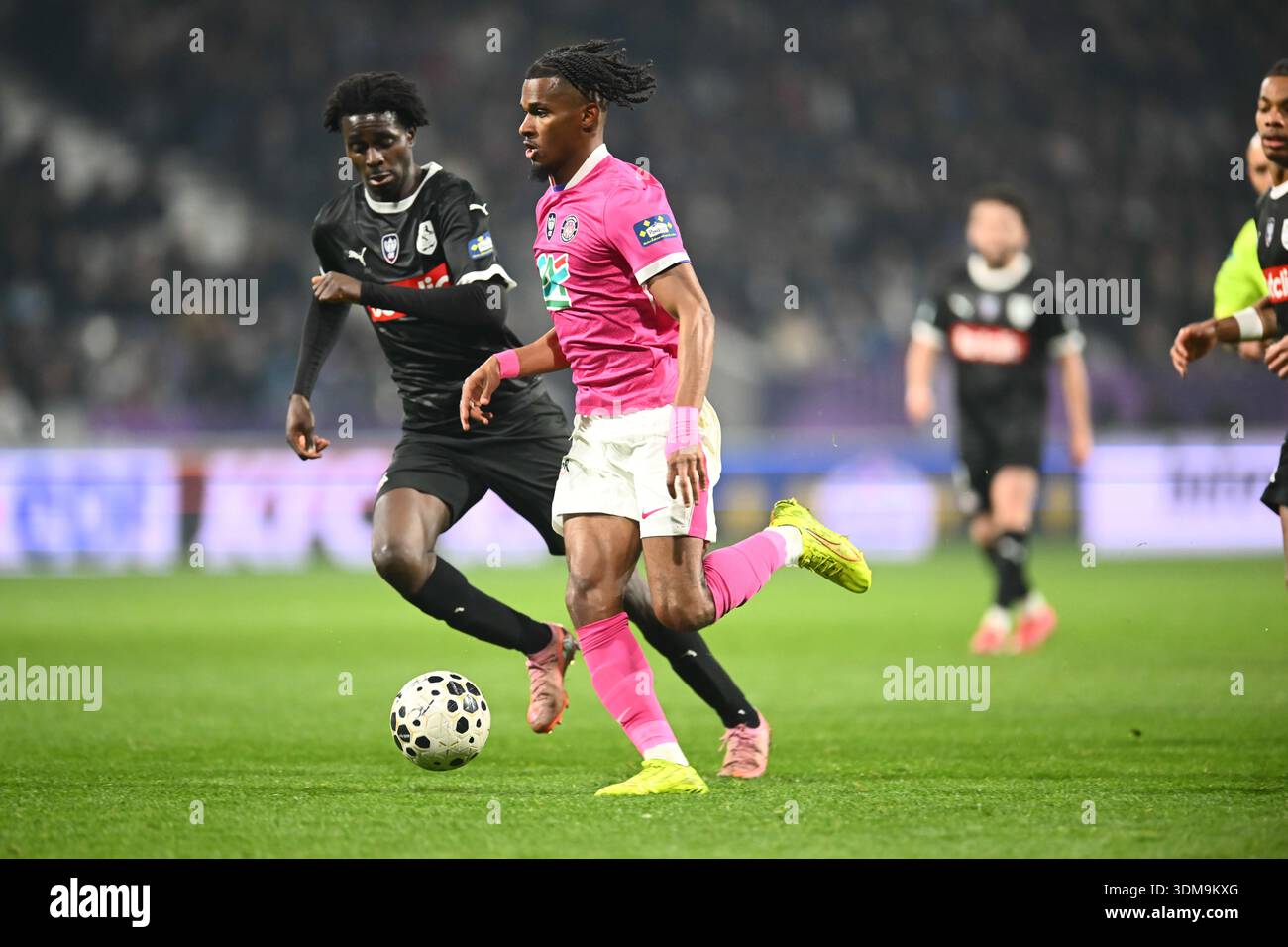 Yann Gboho of Toulouse Football Club during French Cup match between ...