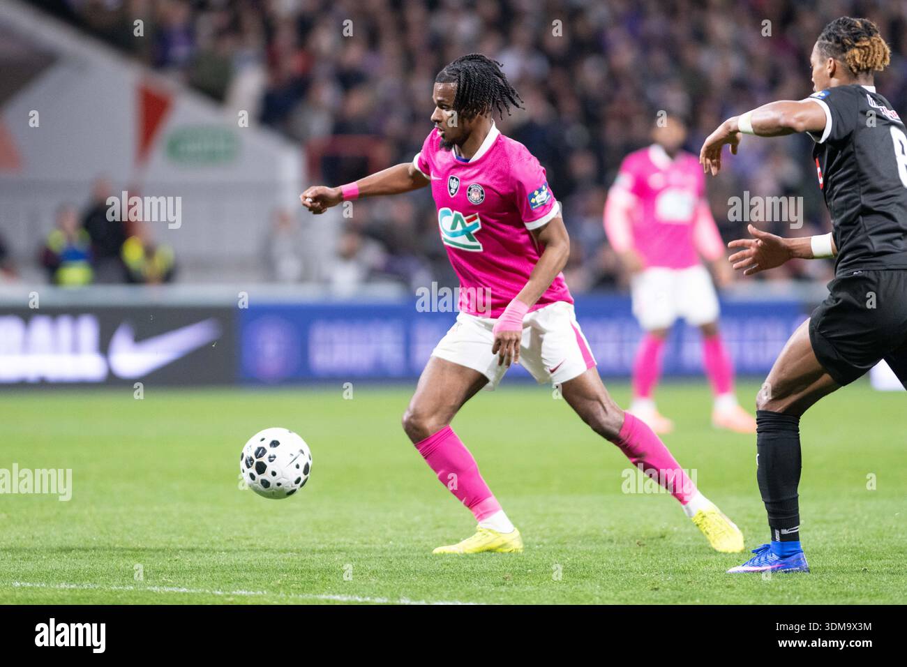 Yann Gboho of Toulouse during the French Cup, round of 16 football ...