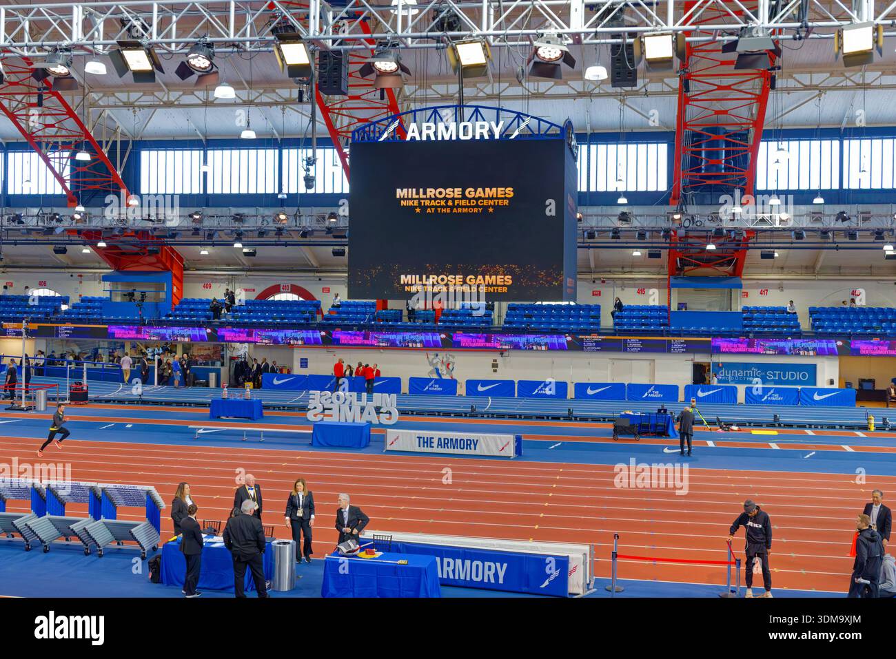 Nike Track & Field Center at The Armory before the 118th Millrose Games ...