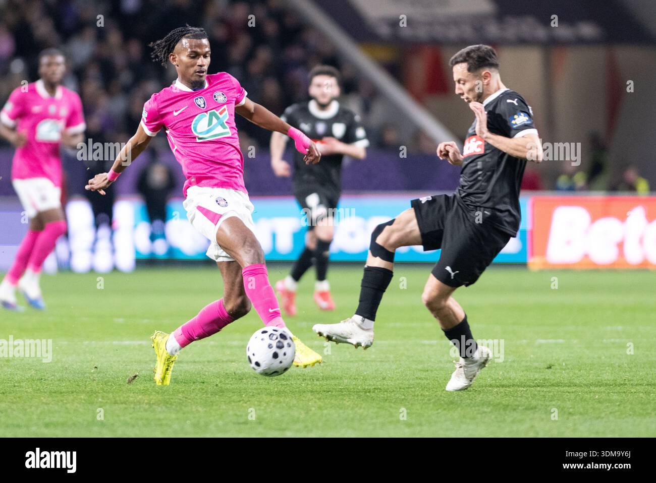 Yann Gboho of Toulouse during the French Cup, round of 16 football ...