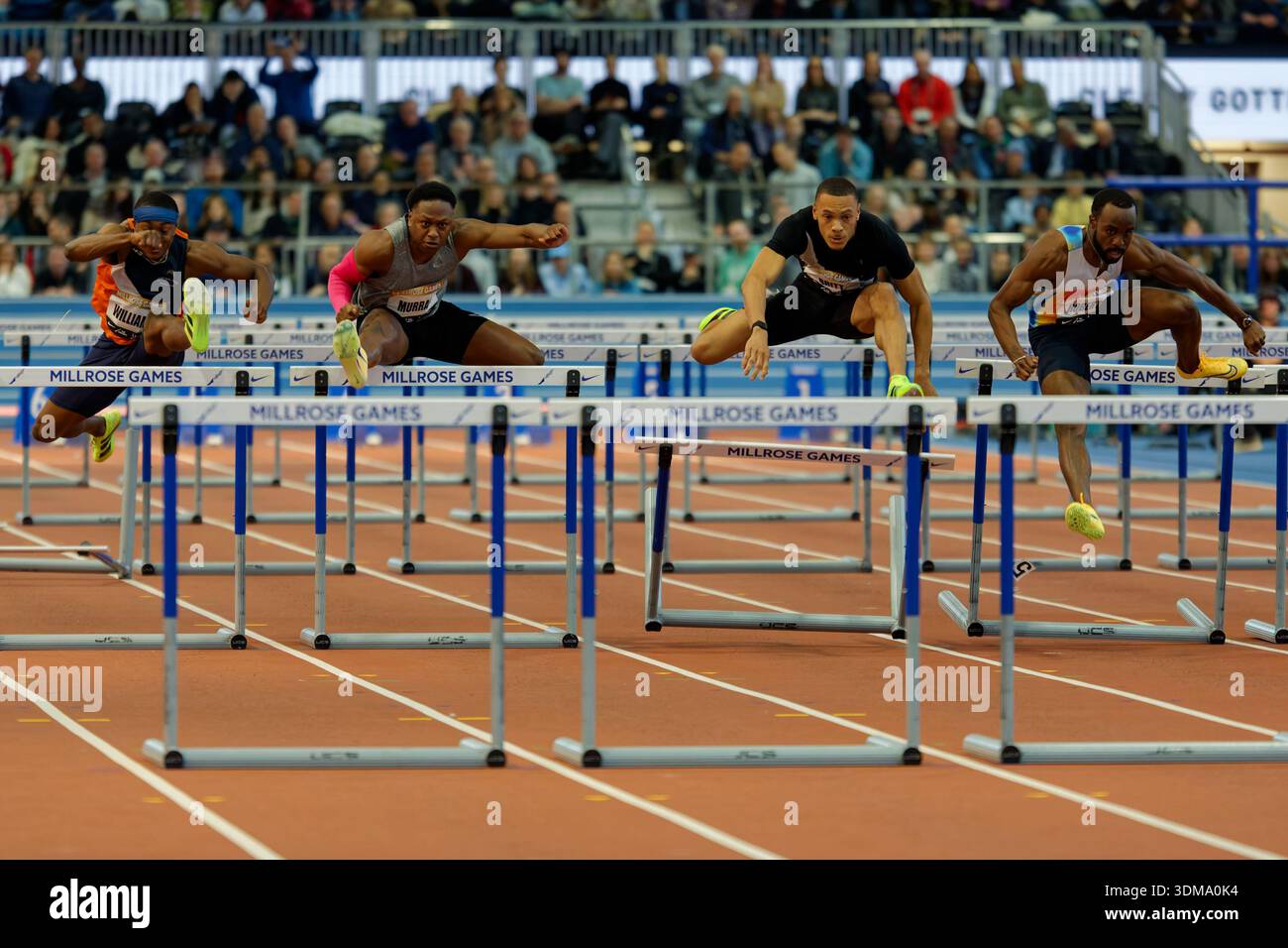 Edward Williams (USA), Cameron Murray (USA), Jamal Britt (USA), and ...