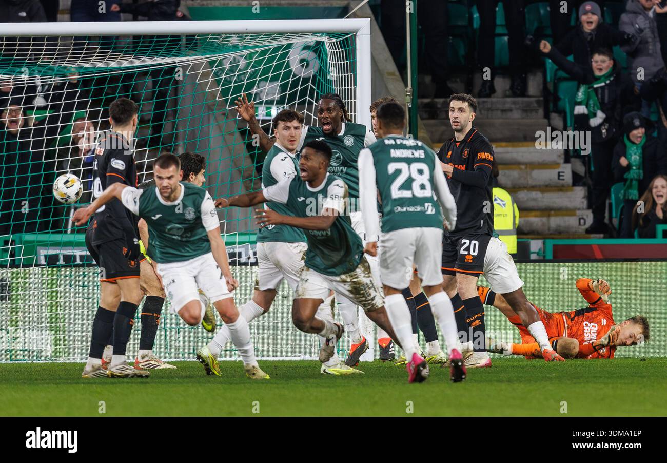 Easter Road Stadium, Edinburgh, Scotland, UK. 4th Feb 2026. Hibernian V ...