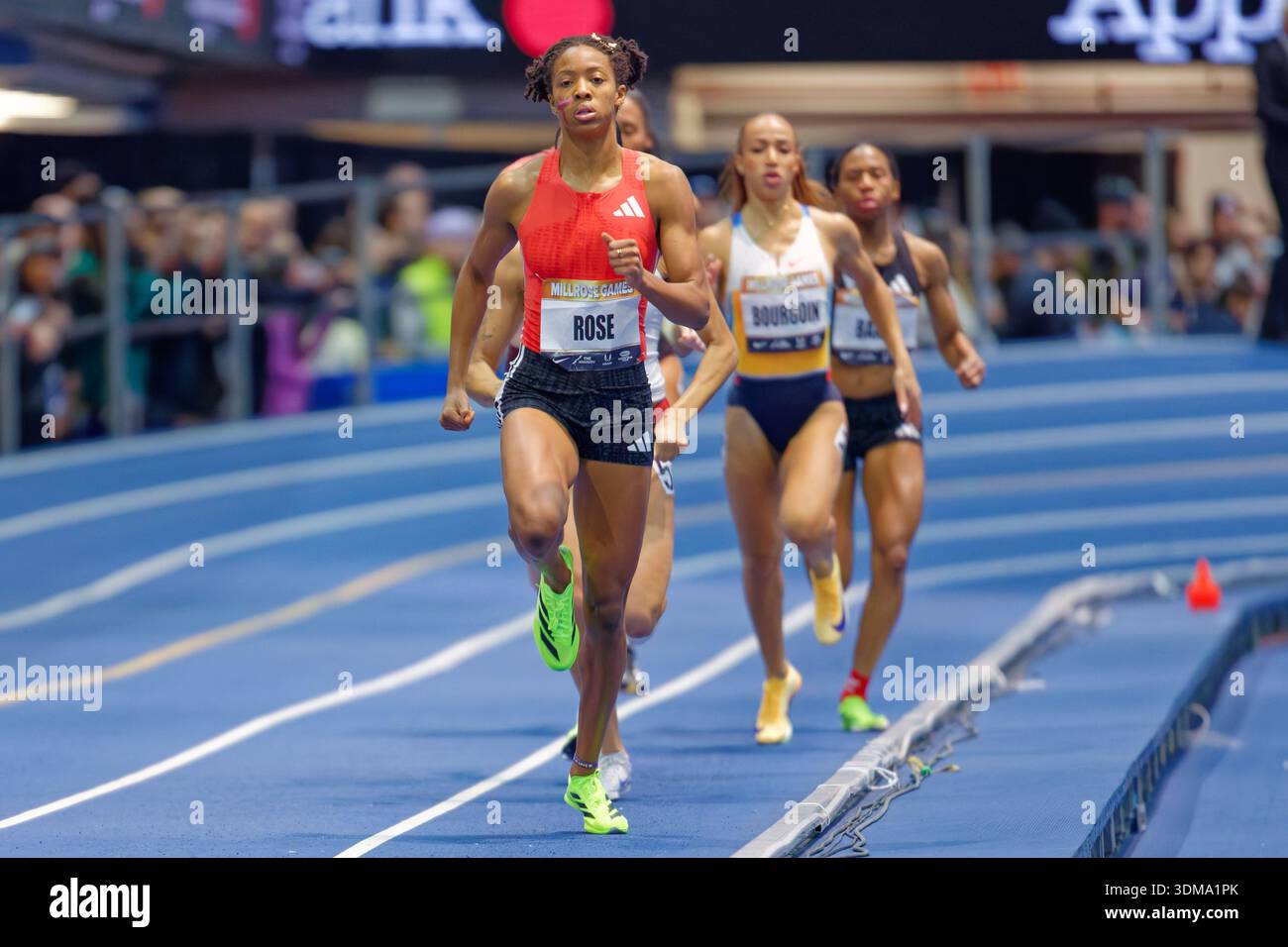 Michaela Rose (USA) finished fifth (1:29:19) in the 600m during the ...