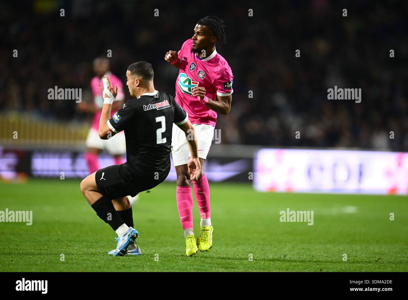 Yann Gboho of Toulouse Football Club during French Cup match between ...