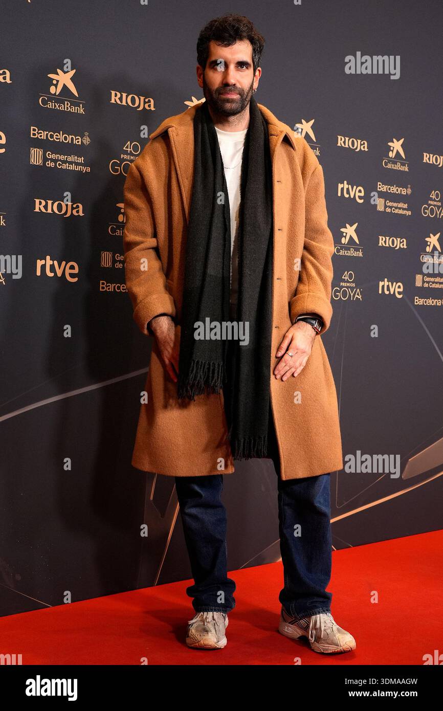 Tamar Novas attends the photocall for the 40th Goya Awards Nominations ...