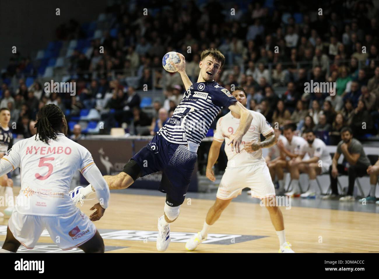 Michal BARAN of Cesson-Rennes MH during the French championship, Liqui ...