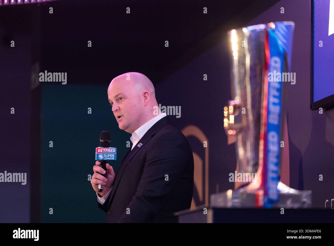 At the Betfred Super League season launch for 2026, Rhodri Jones ...