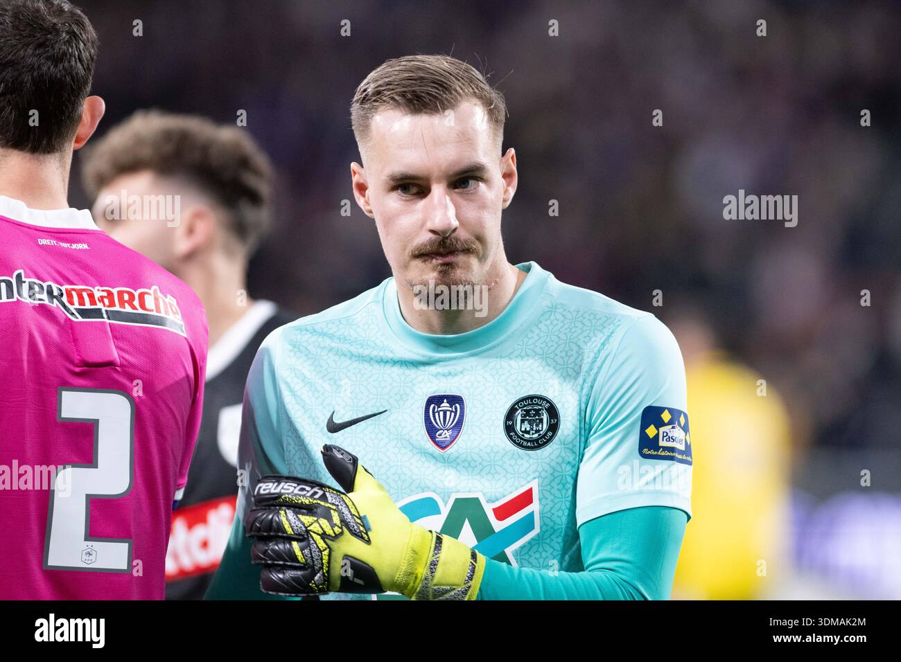 Kjetil Haug of Toulouse during the French Cup, round of 16 football ...