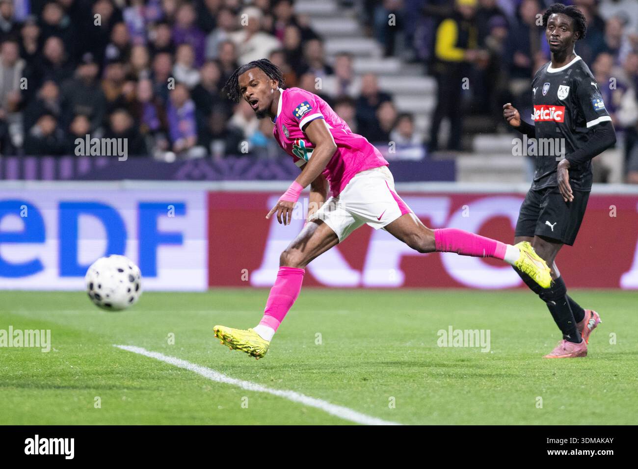 Yann Gboho of Toulouse during the French Cup, round of 16 football ...