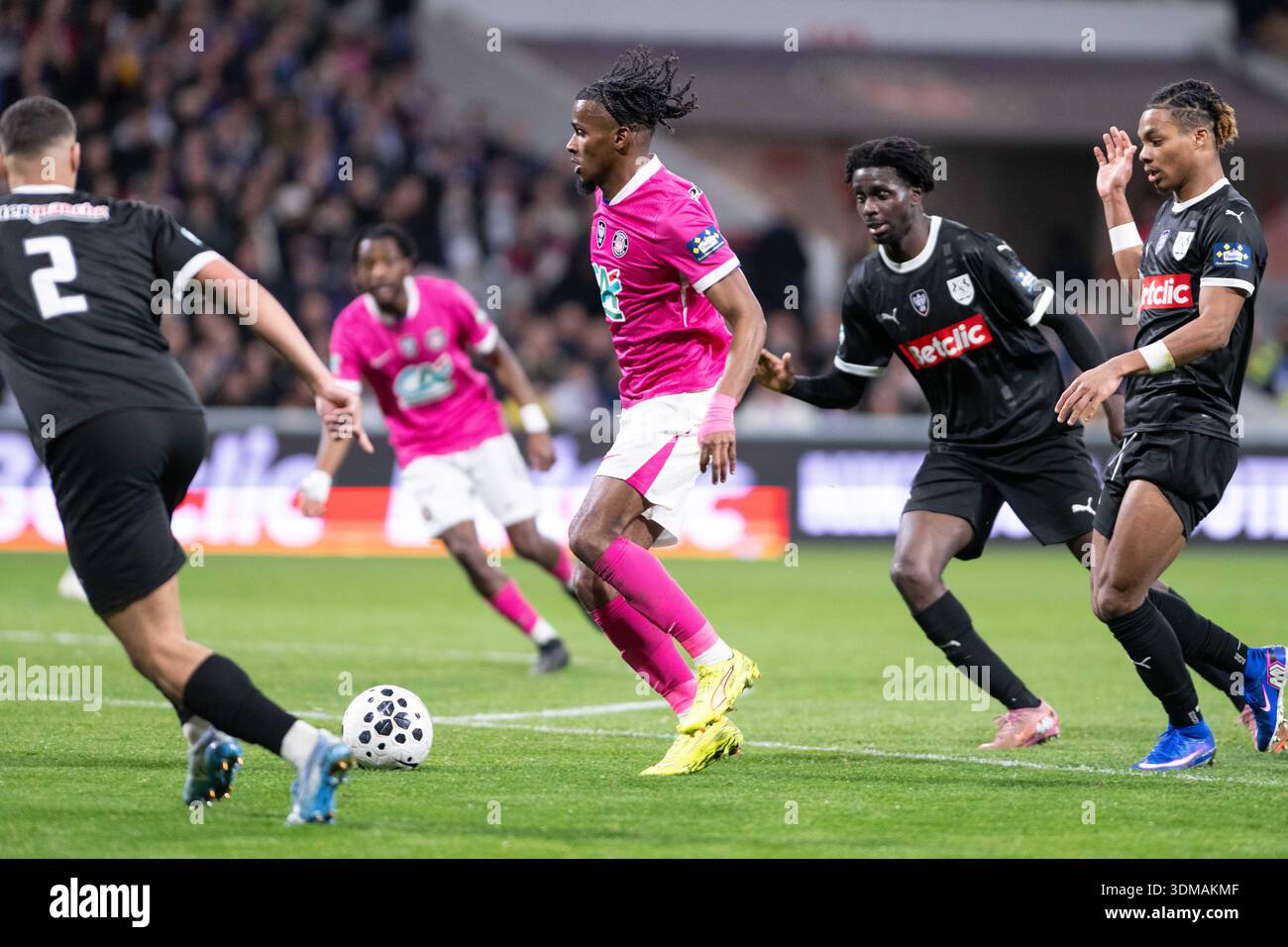 Yann Gboho of Toulouse during the French Cup, round of 16 football ...