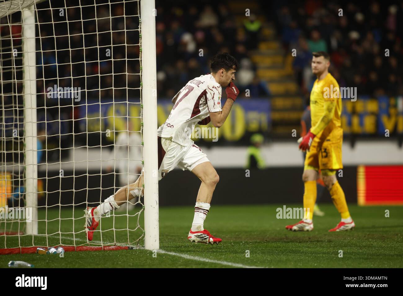 Sandro Kulenovic of Torino FC celebrating after a goal during the Coppa ...