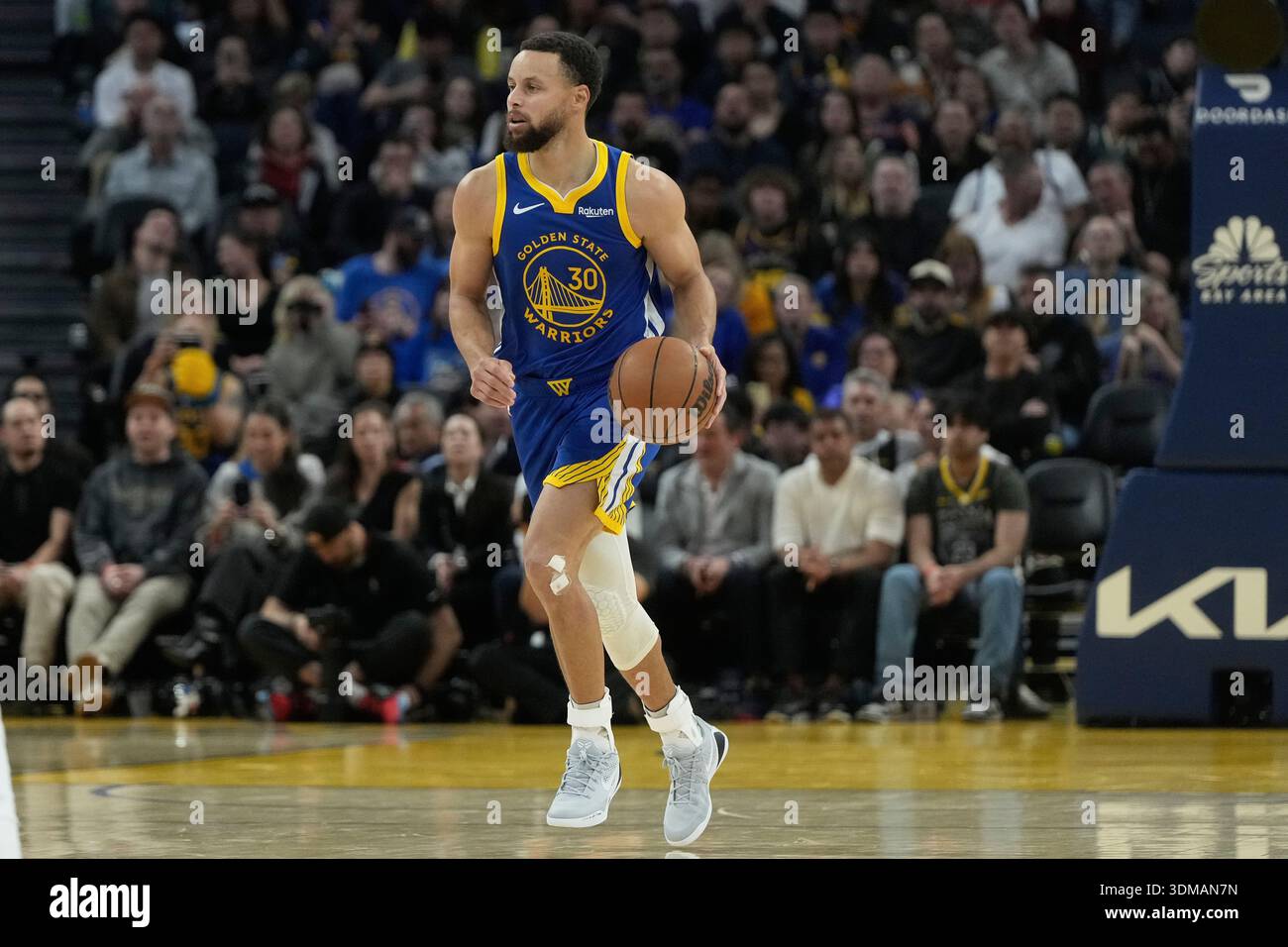 Golden State Warriors guard Stephen Curry (30) during an NBA basketball ...