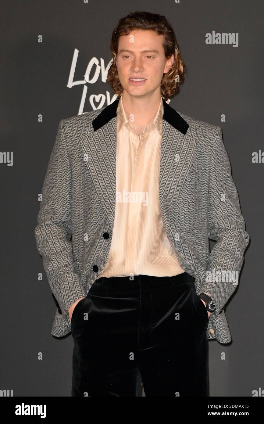 Luca Melucci attends the blu carpet of Prime Video movie Love Me Love ...