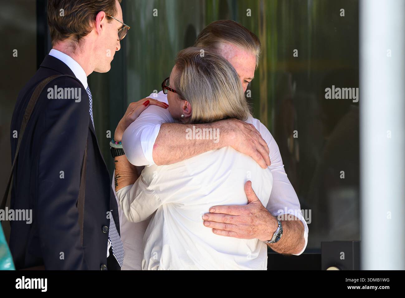Elizabeth Young (left), mother of victim Jade Young, and Kerrie Good ...