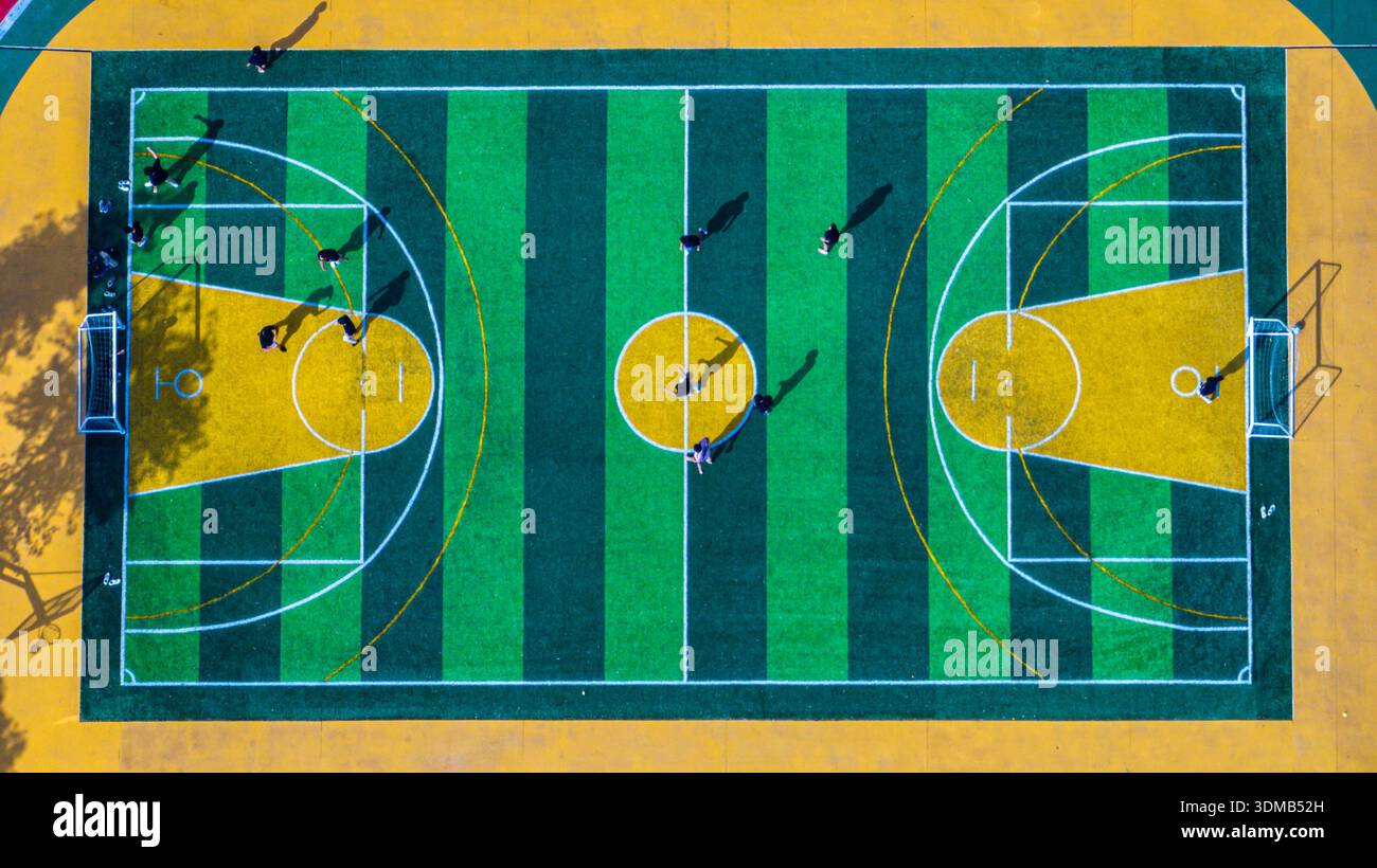 Watch football from above Stock Photo - Alamy