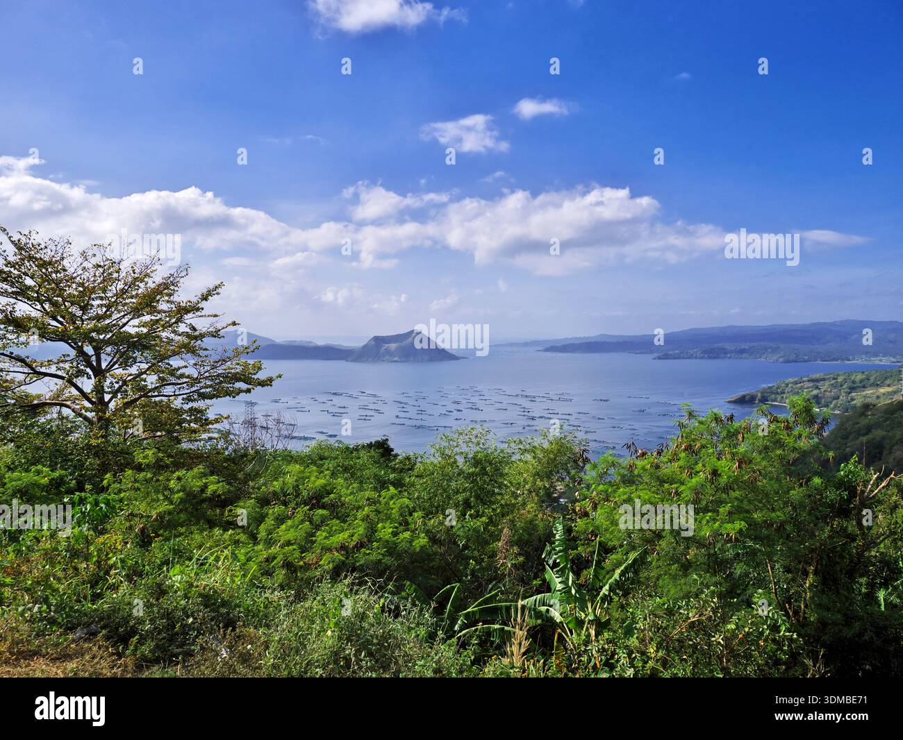 The view on Taal volcano, Philippines Stock Photo - Alamy