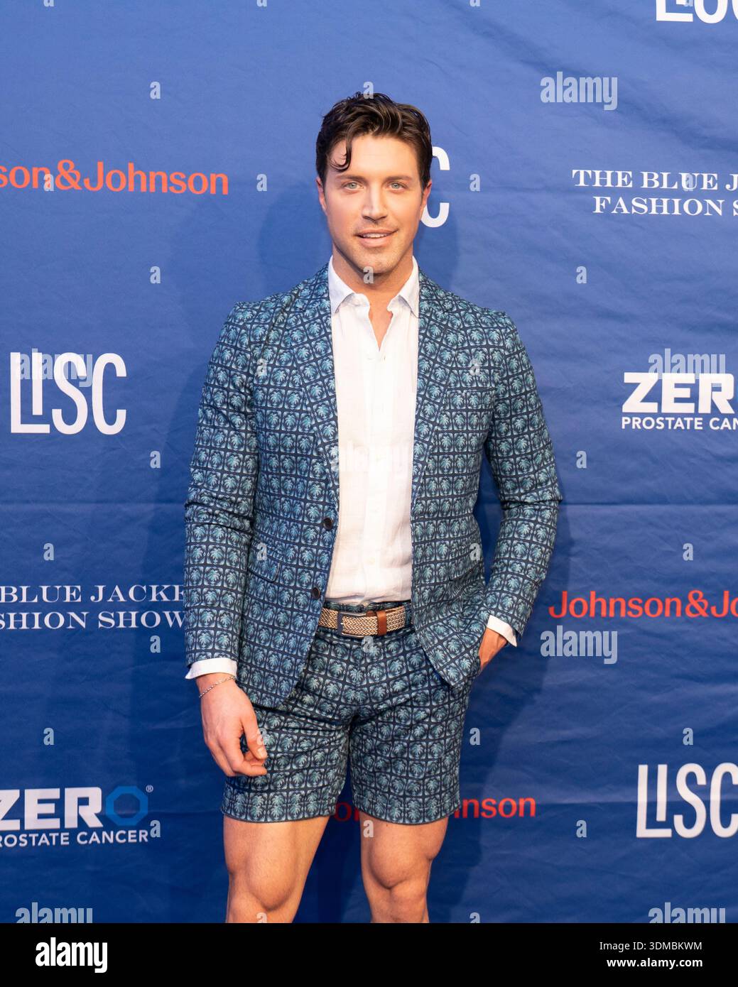 Tommy DiDario walks the Blue Carpet at The Blue Jacket Show 10th ...