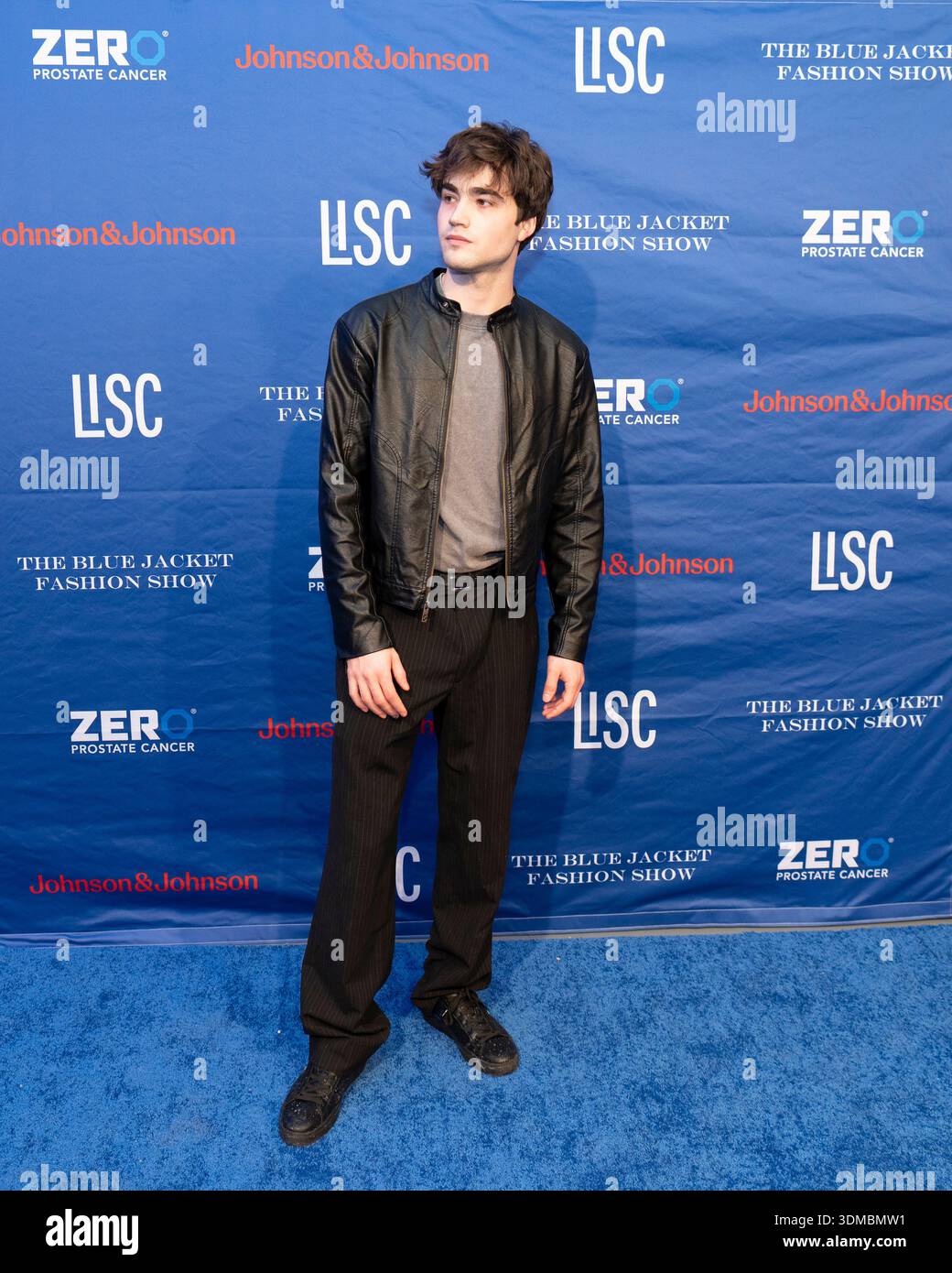 Max Garfin walks the Blue Carpet at The Blue Jacket Show 10th ...