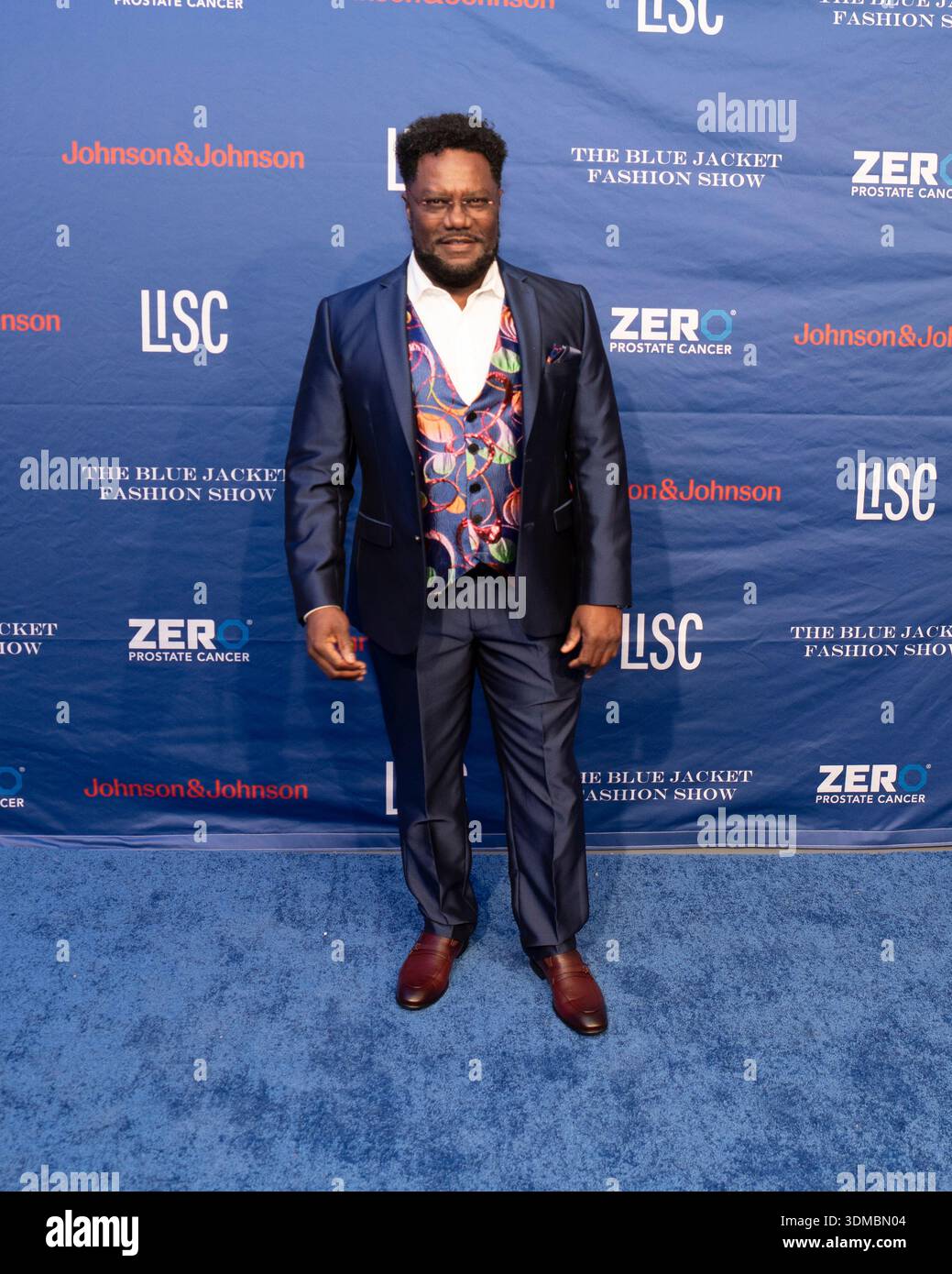 Michael Pugh walks the Blue Carpet at The Blue Jacket Show 10th ...