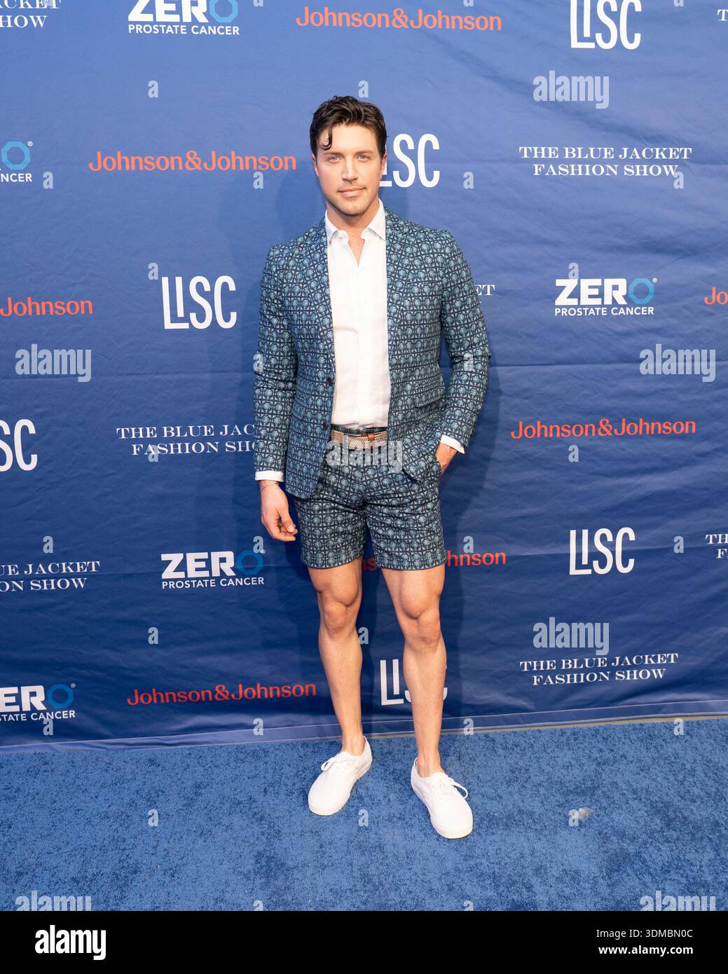 Tommy DiDario walks the Blue Carpet at The Blue Jacket Show 10th ...