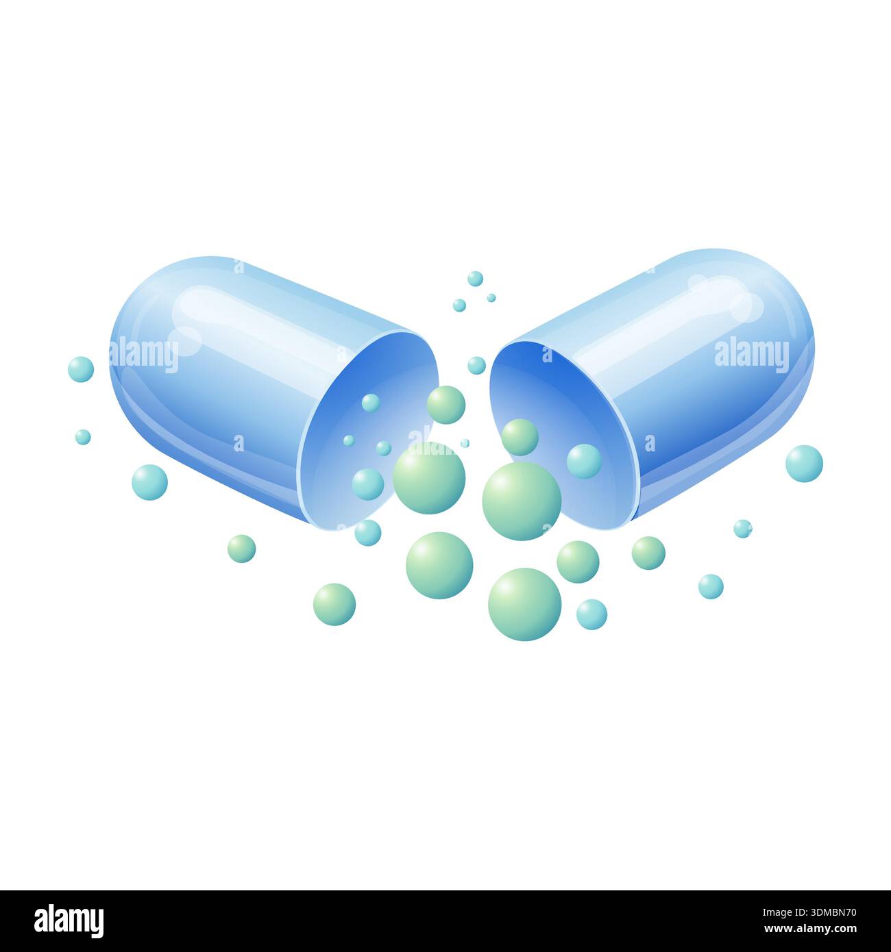 Medicine pills capsules healthcare Stock Vector Images - Alamy