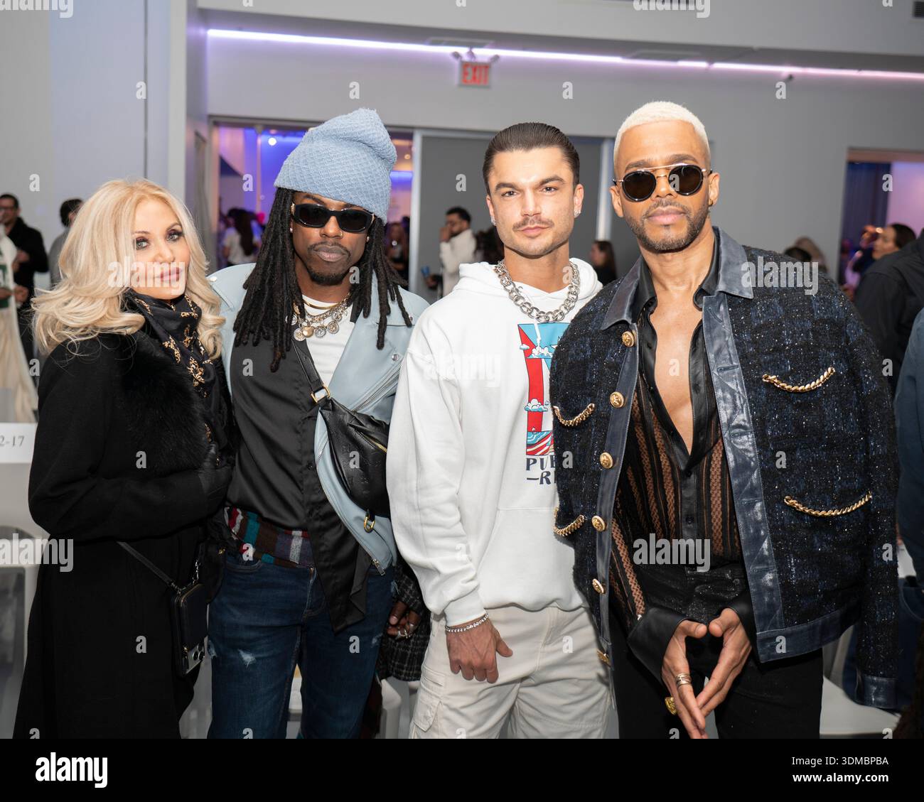 Orfeh, guest, Samuel Mancini and Eric West at The Blue Jacket Show 10th ...