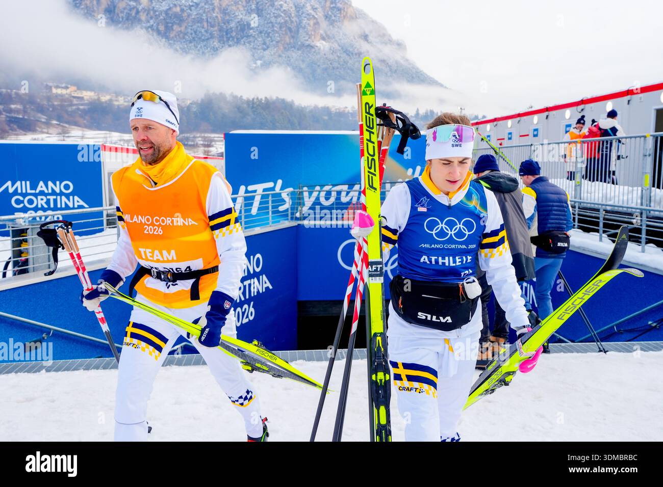 Val di Fiemme, Italy 20260205. Swedish cross-country ski coach Stefan ...