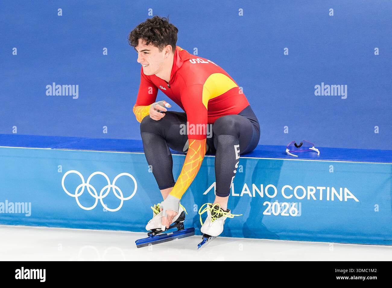 MILAN, ITALY - FEBRUARY 5: Nil Llop Izquierdo of Spain during a ...