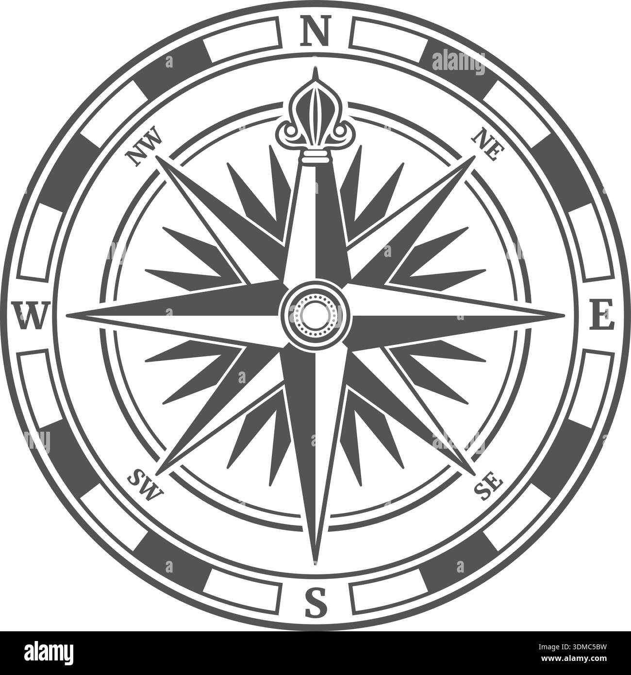 Wind needle Stock Vector Images - Alamy