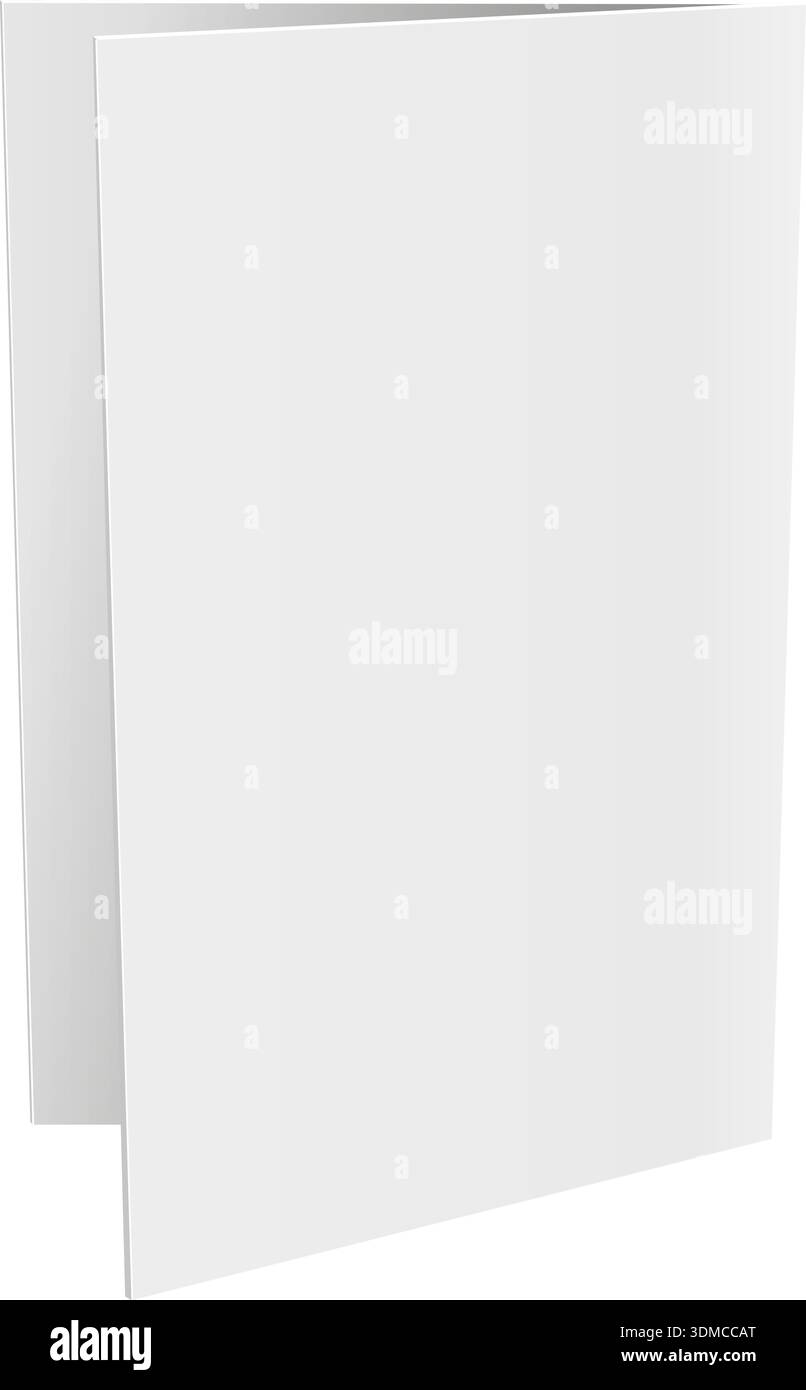 Empty white card in Stock Vector Images - Alamy