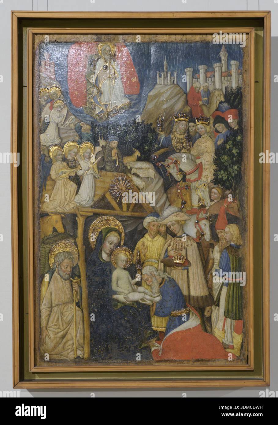 Adoration of the Magi by Lombard Painter, circa 1440, tempera on panel ...