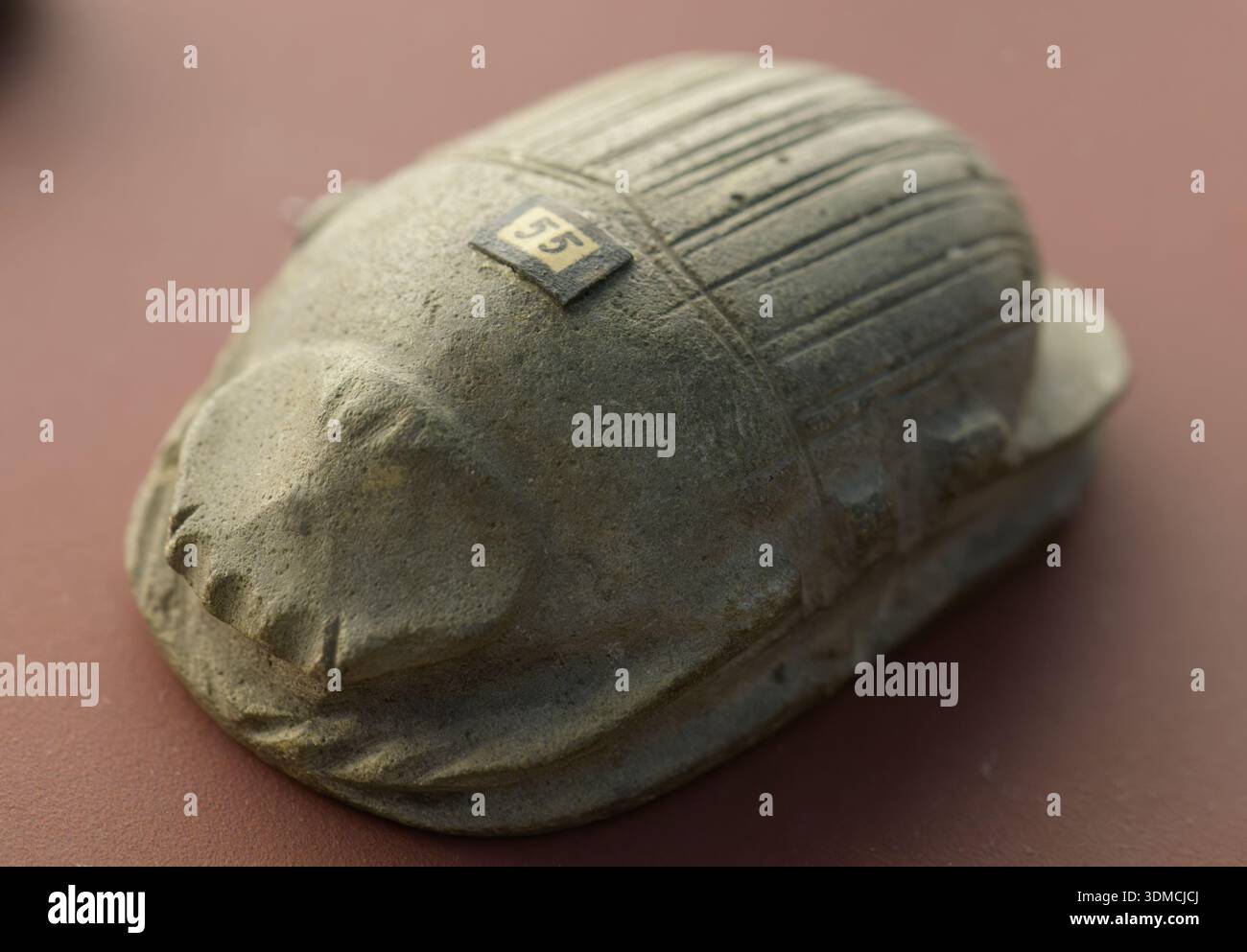 Ancient Egyptian scarab amulet at the National Archeological Museum ...