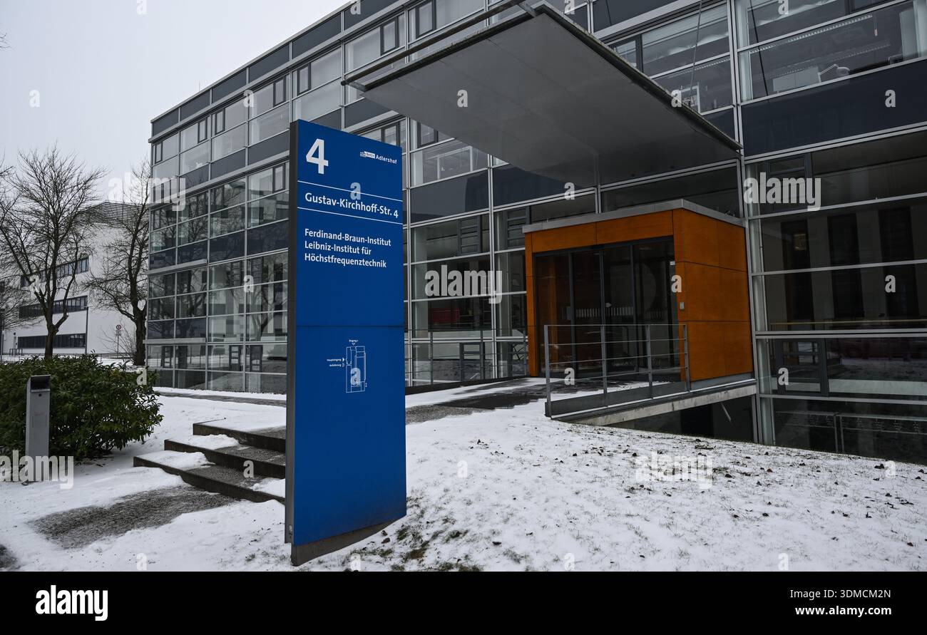 05 February 2026, Berlin: Exterior view of the Ferdinand-Braun-Institut ...
