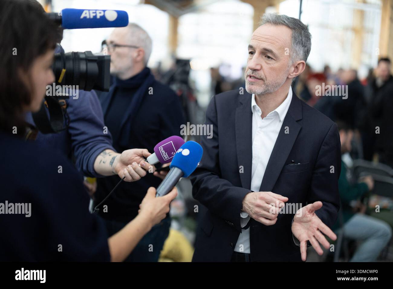 Socialistes et Apparentes' MP and candidate for mayor in Paris Emmanuel ...