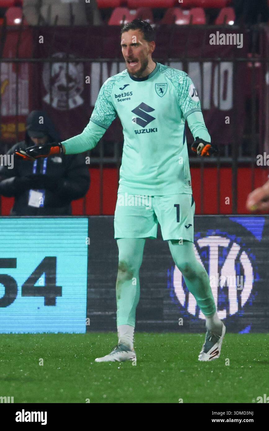 Alberto Paleari in action during the Coppa Italia match between FC ...