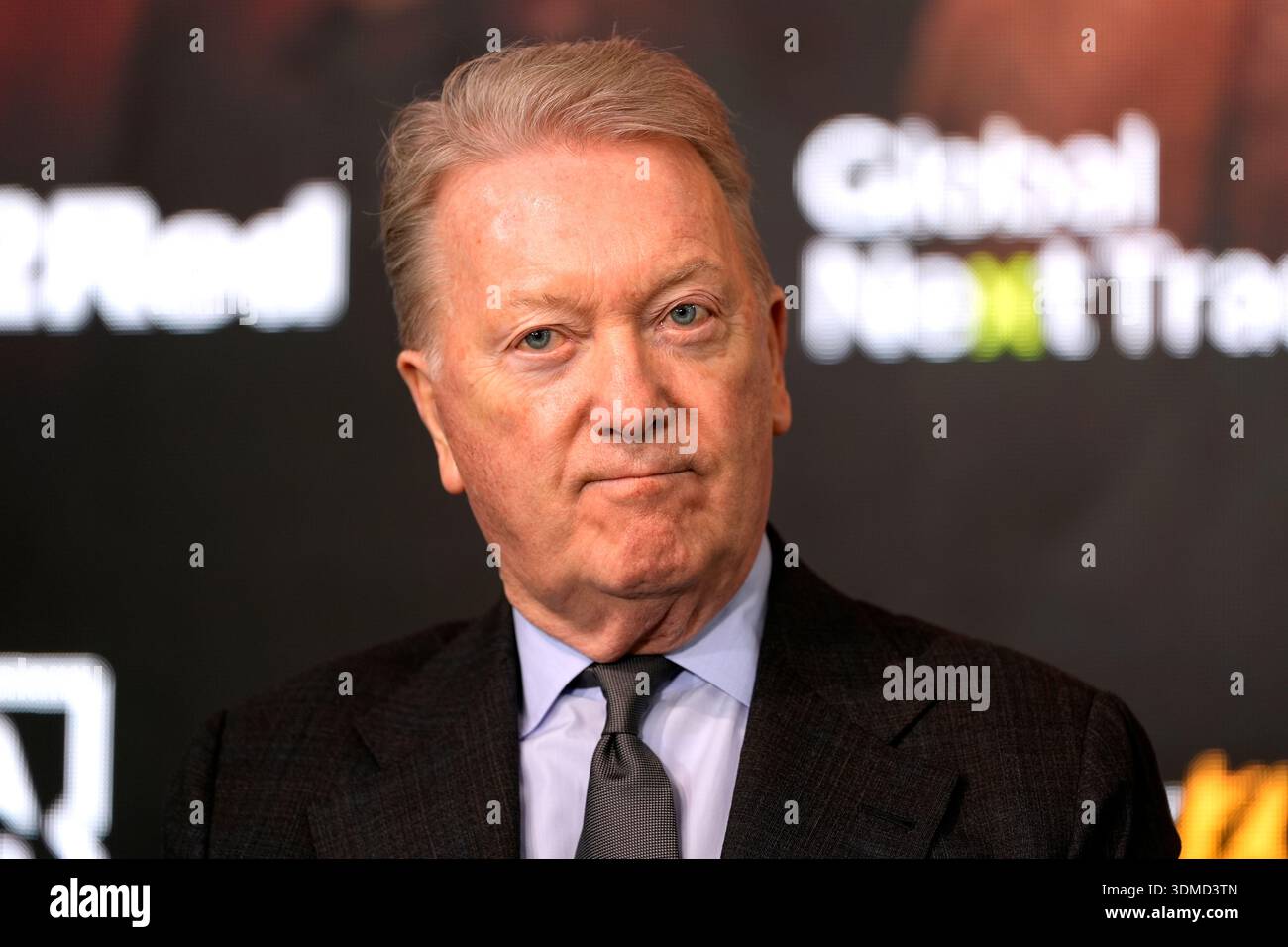 Boxing promoter Frank Warren during a press conference at BOXPARK ...